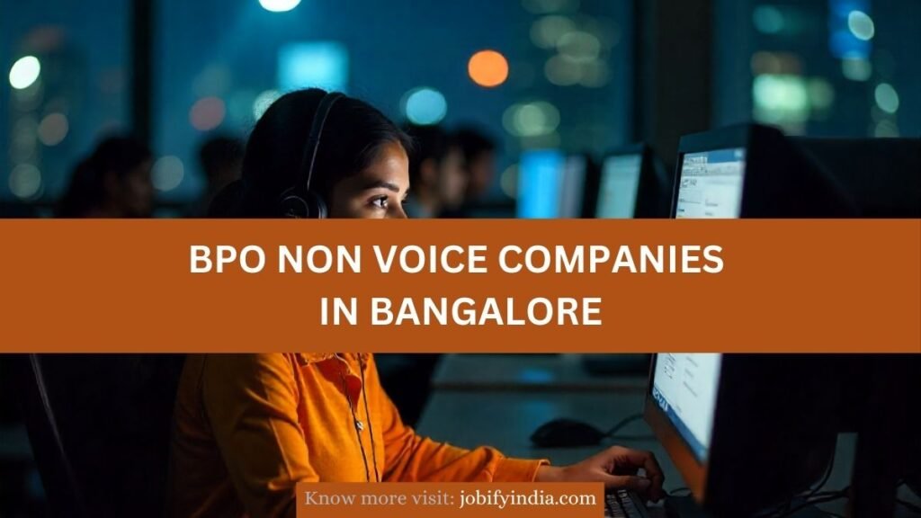 Top BPO Non-Voice Companies in Bangalore in 2026