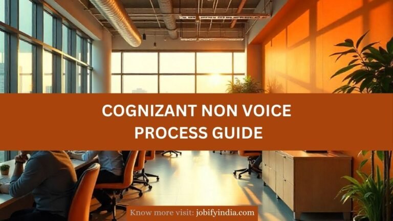 Cognizant Non Voice Process Guide 2025